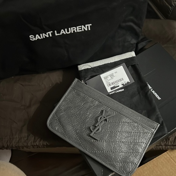 Saint Laurent | Accessories | Ysl Cassandre Saint Laurent Matelass Bill Pouch Brand New | Poshmark